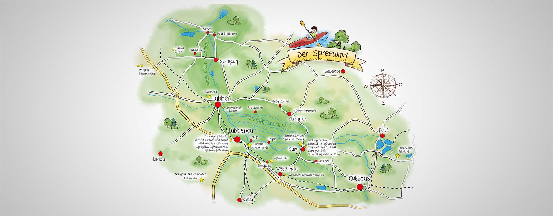 Tourismuskarten Lausitz - hyperworx Medienproduktionen